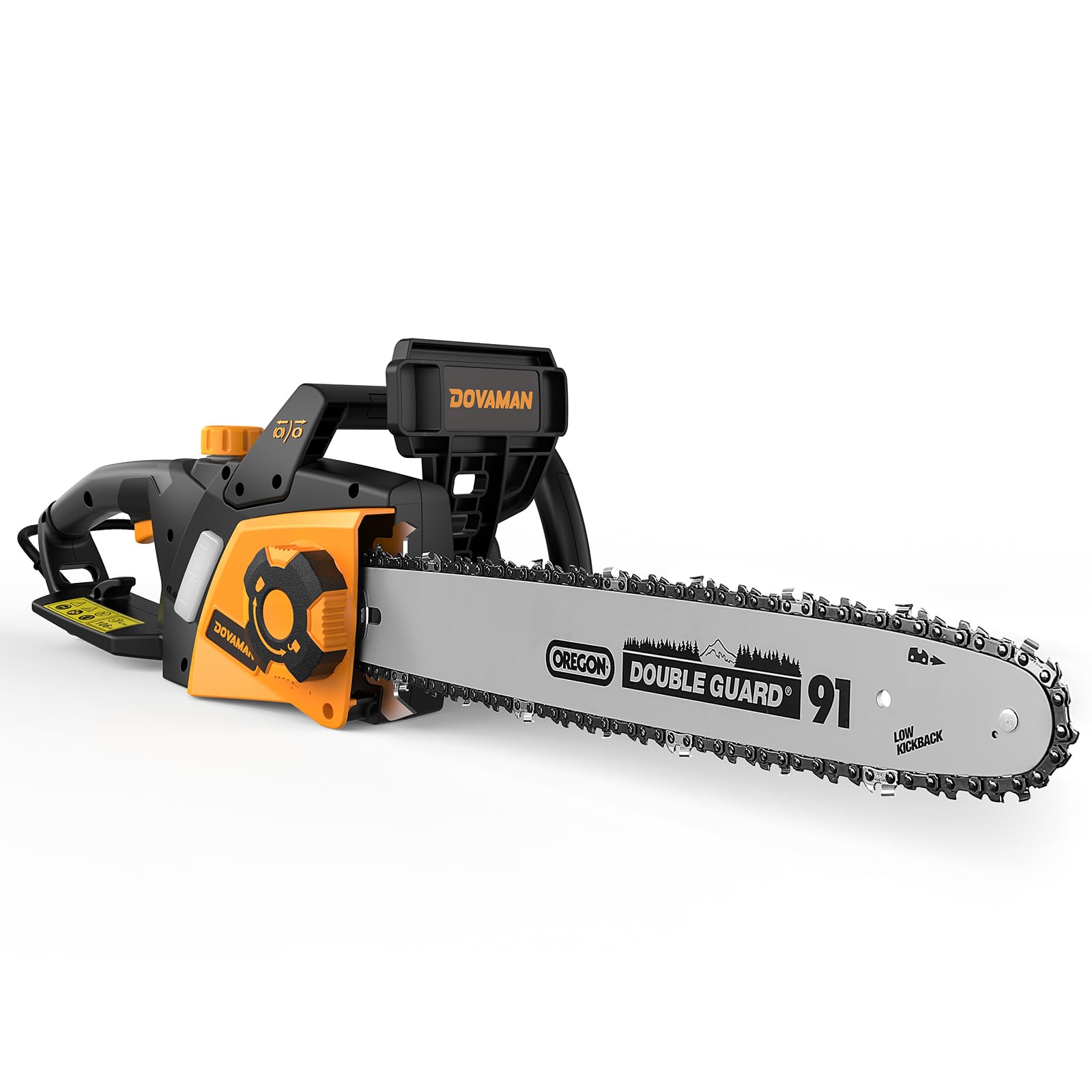 DCS08A 18-inch Chainsaw, One-Step Tool-Free Tensioning, Oregon Bar and ...