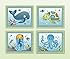 Amazon.com: Sea Life, Ocean Animal Nursery Art Prints (8x10", Whale): Baby