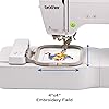 Brother Embroidery Machine, PE550D, 125 Built-in Designs including 45 ...