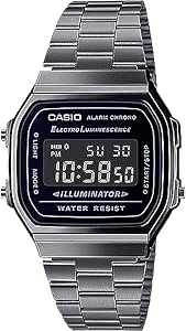 Casio A168WGG-1BVT Vintage Gunmetal Digital Watch: Amazon.ca: Watches