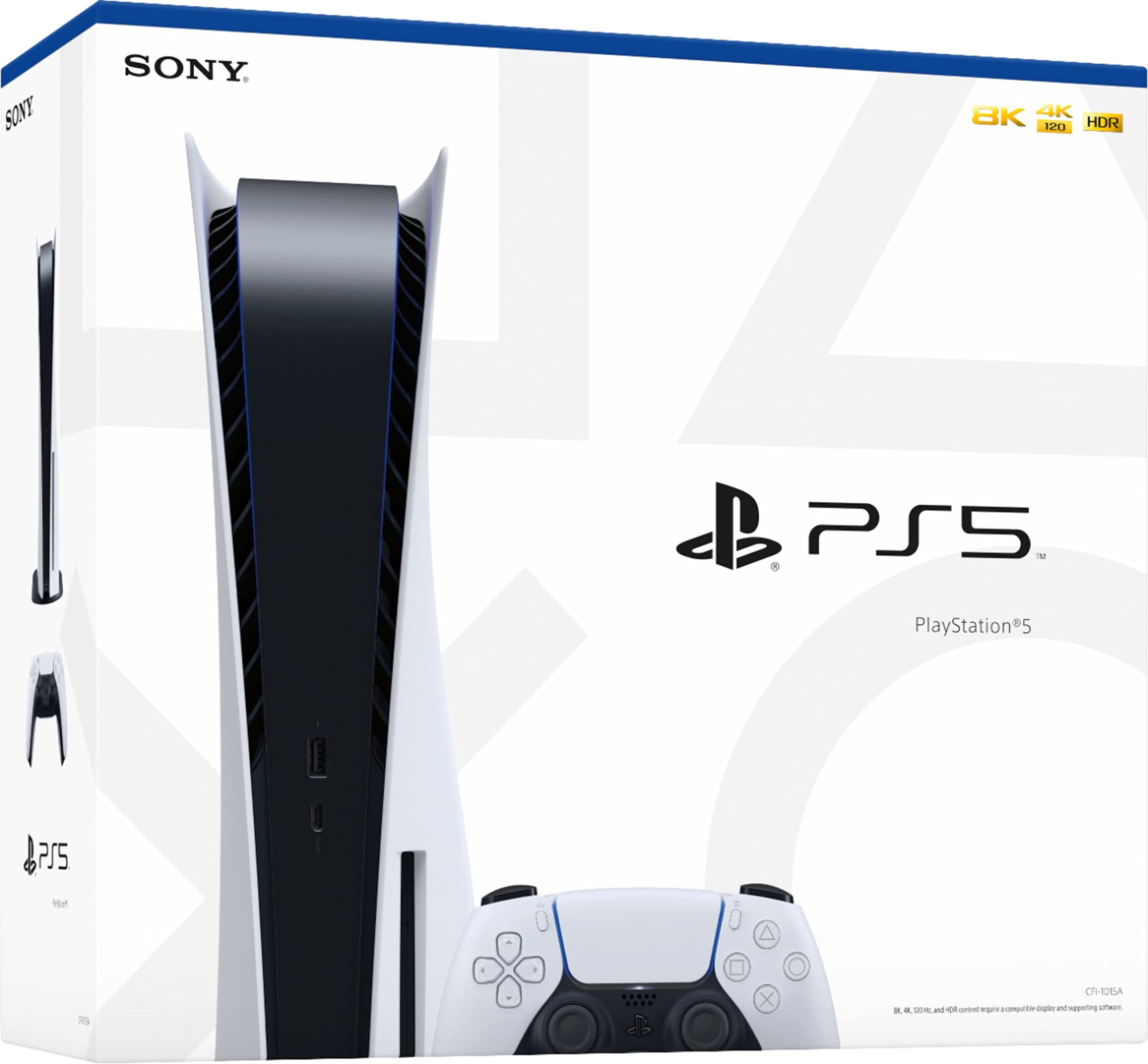Mua Playstation 5 Disc Version PS5 Console - 4K-TV Gaming, 120Hz 8K ...