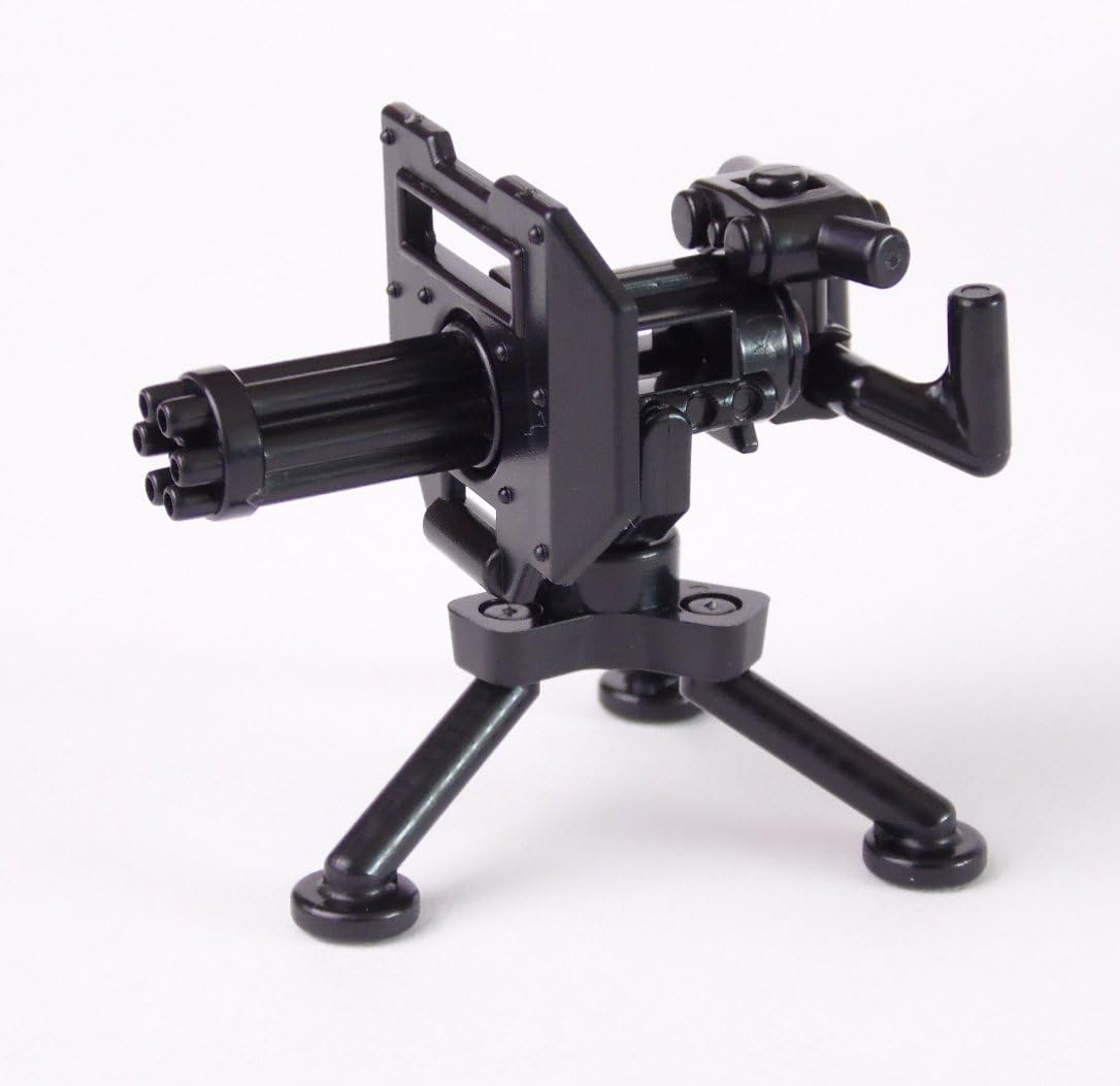 Brickarms Minifig. Cat Minigun, MG Three-leg, Military, Weapon LEGO ...