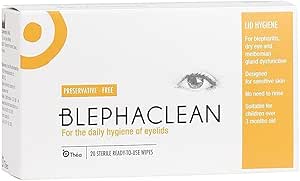 Amazon.com: SIX PACKS of Blephaclean Preservative Free 20 Sterile ...