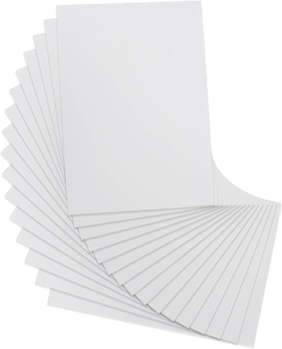Lot de 16 Carton Plume A3, Panneaux d'Affichage Sans Acide de Mousse Polystyrène, Foam Board 297 ...