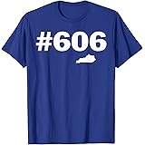 Amazon.com: Area Code 606 T-Shirt Pikeville Middlesborough KY ...
