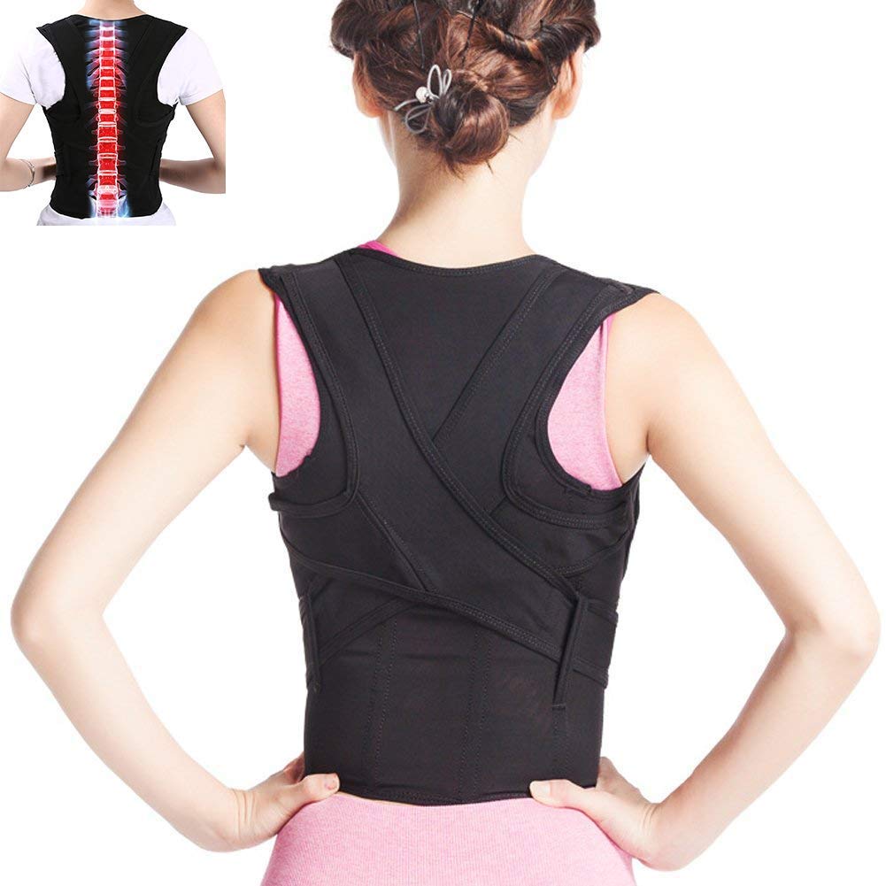 Amazon.com: Comfort Back Brace, Breathable Posture for Kids Men and ...