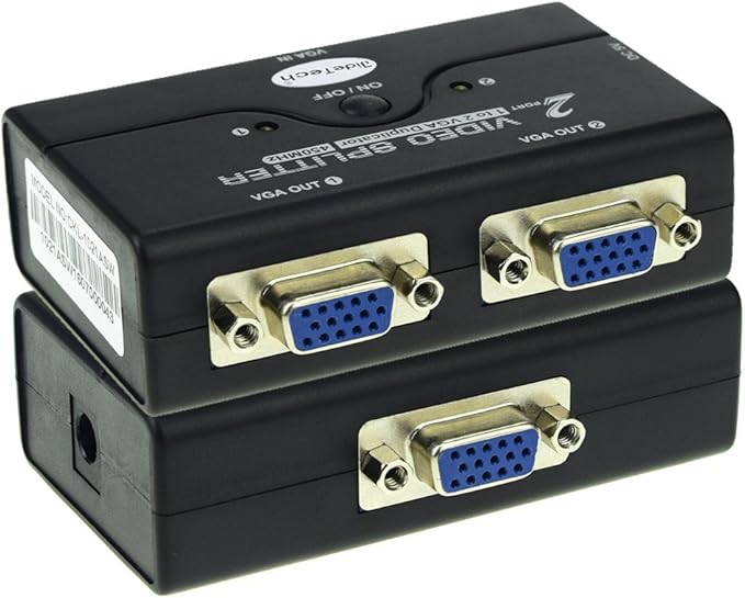 Gentlen VGA Splitter 2 Port Video Splitter USB für: Amazon.de: Computer ...
