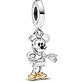Amazon.com: Pandora Disney 100th Anniversary Mickey Mouse Lab-created ...