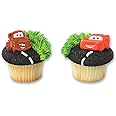 Amazon.com: DecoPac Cars Mater and McQueen Cupcake Rings (12 Count ...