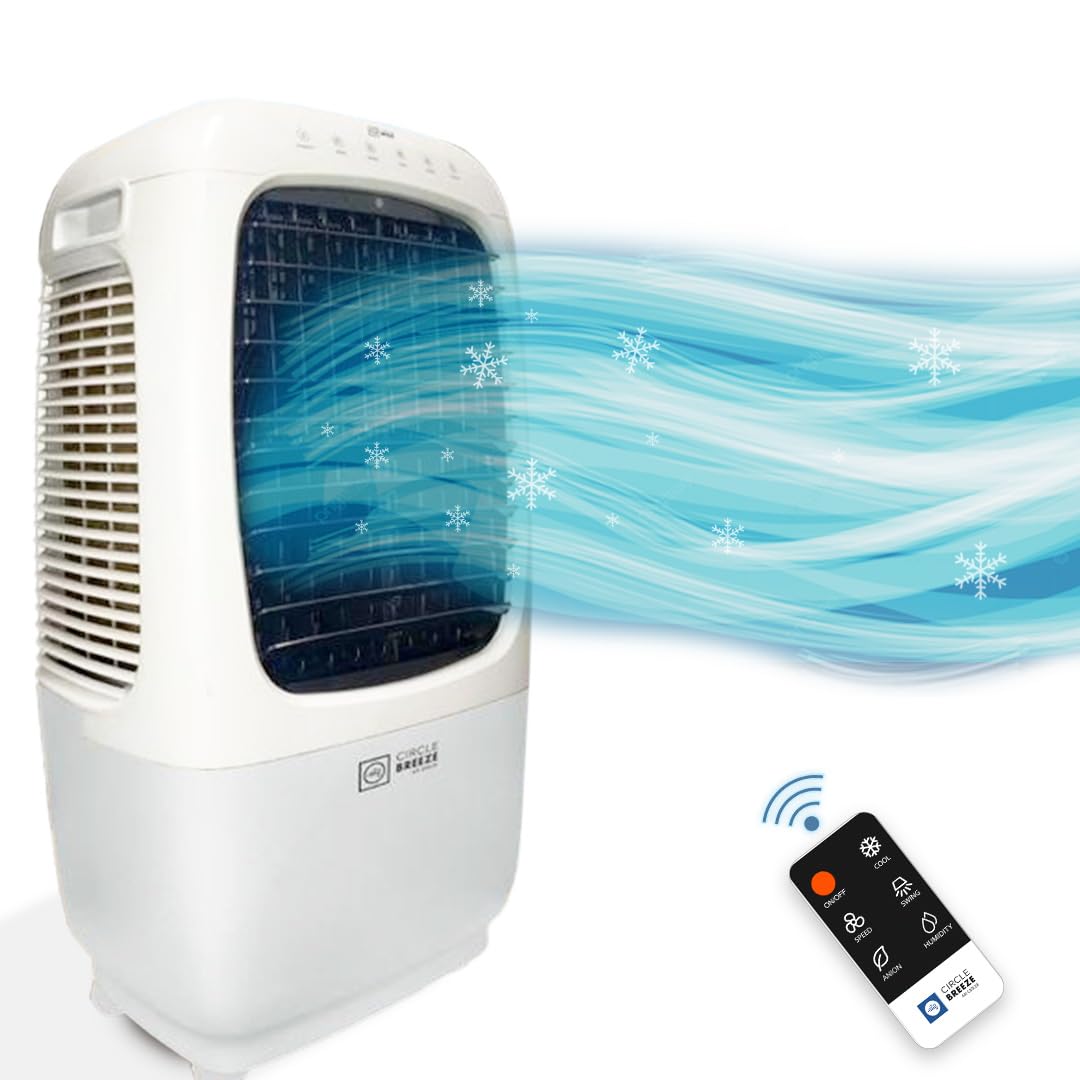 Circle Breeze - Powerful Evaporative Air Cooler Fan/Swamp Cooler ...