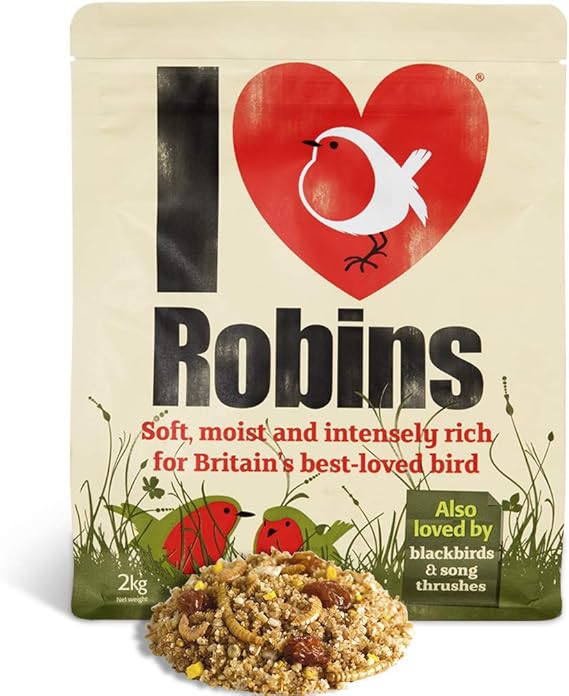 Robin Food 2kg - I Love Robins - super-rich high energy bird food for ...