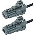 Amazon.com: 2Pcs Starter Motor Solenoid Connector Pigtail Plug Harness ...