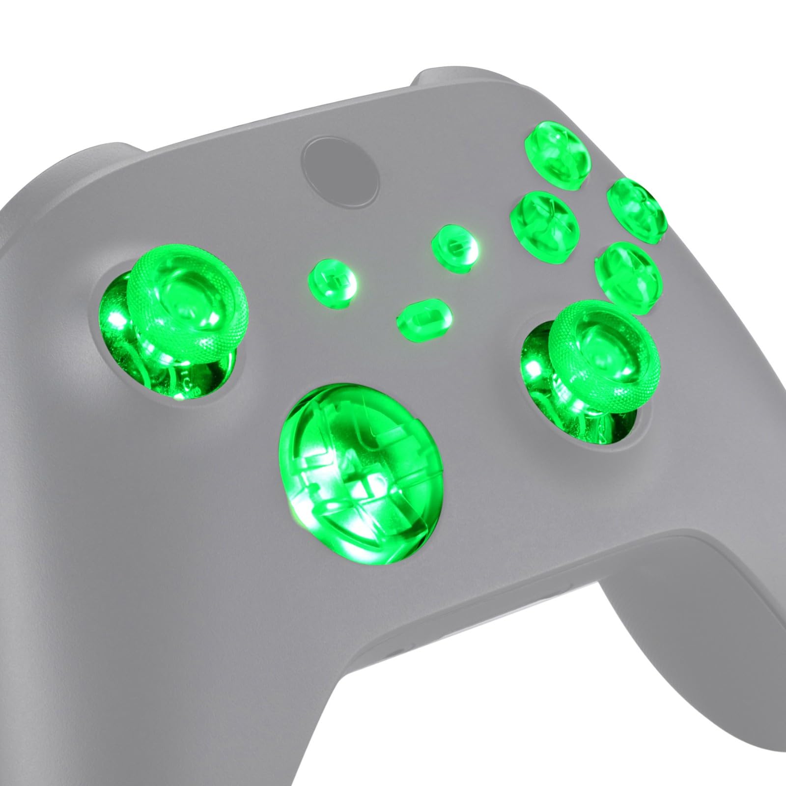 eXtremeRate Multi-Colors Luminated D-pad Thumbsticks Start Back Sync ...
