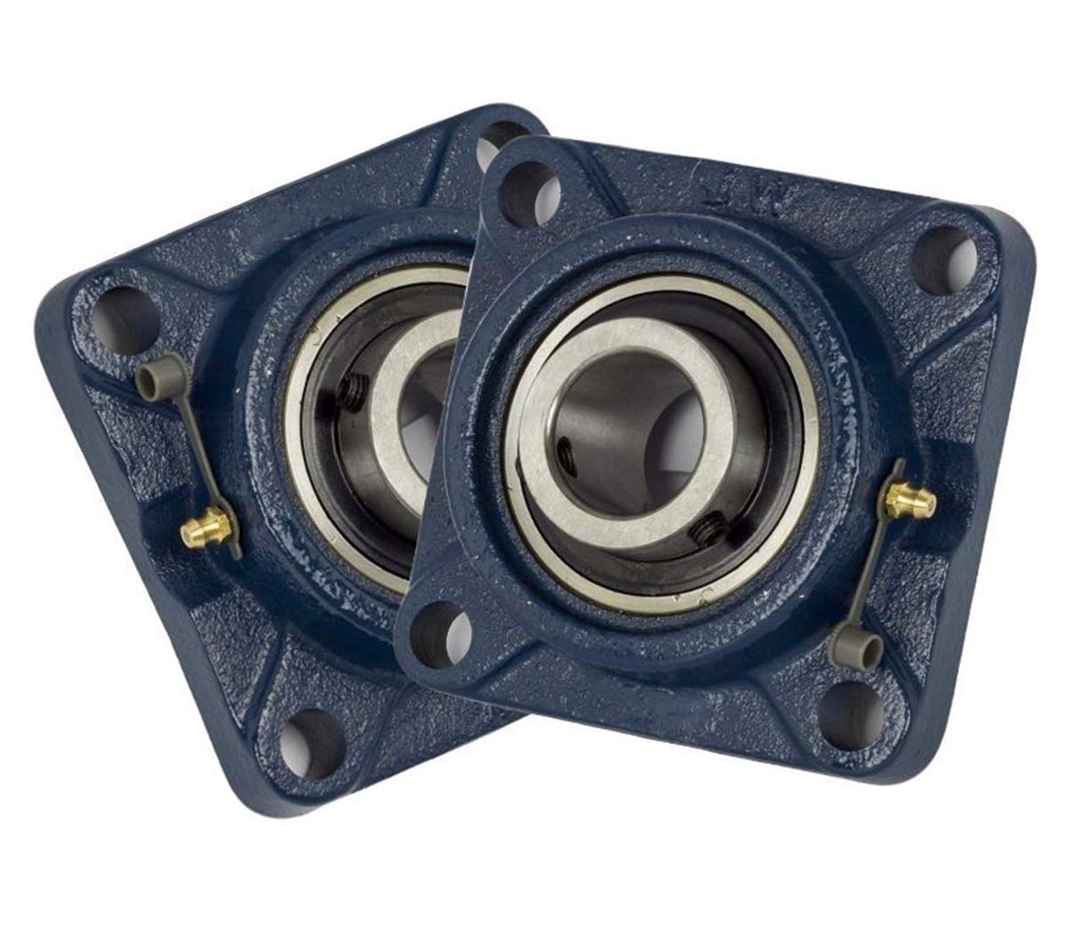 Jeremywell UCF204-12 Pillow Block Flange Bearing 3/4" Bore 4 Bolt Solid ...