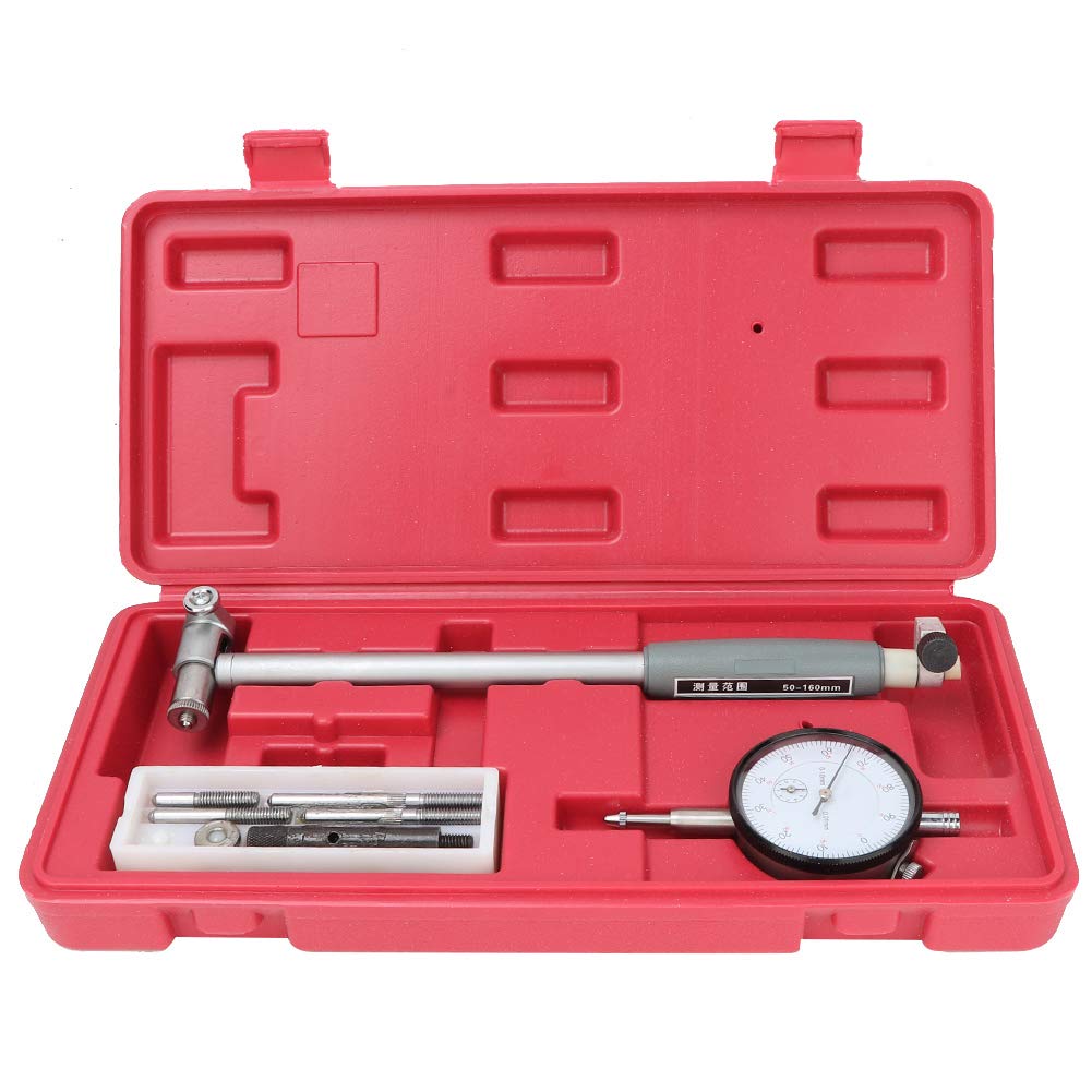 Dial Bore Gauge Hole Diameter Dial Indicator 50-160mm Inner Diameter ...