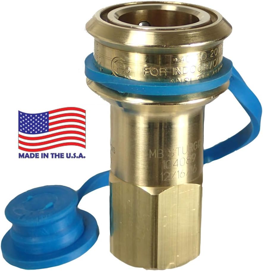 Amazon.com : Sturgi-Safe 3/4" Natural Gas/Propane Quick Disconnect ...