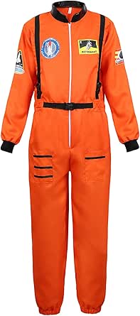 Amazon.com: frawirshau Astronaut Costume Adult Space Suit for Men Role ...