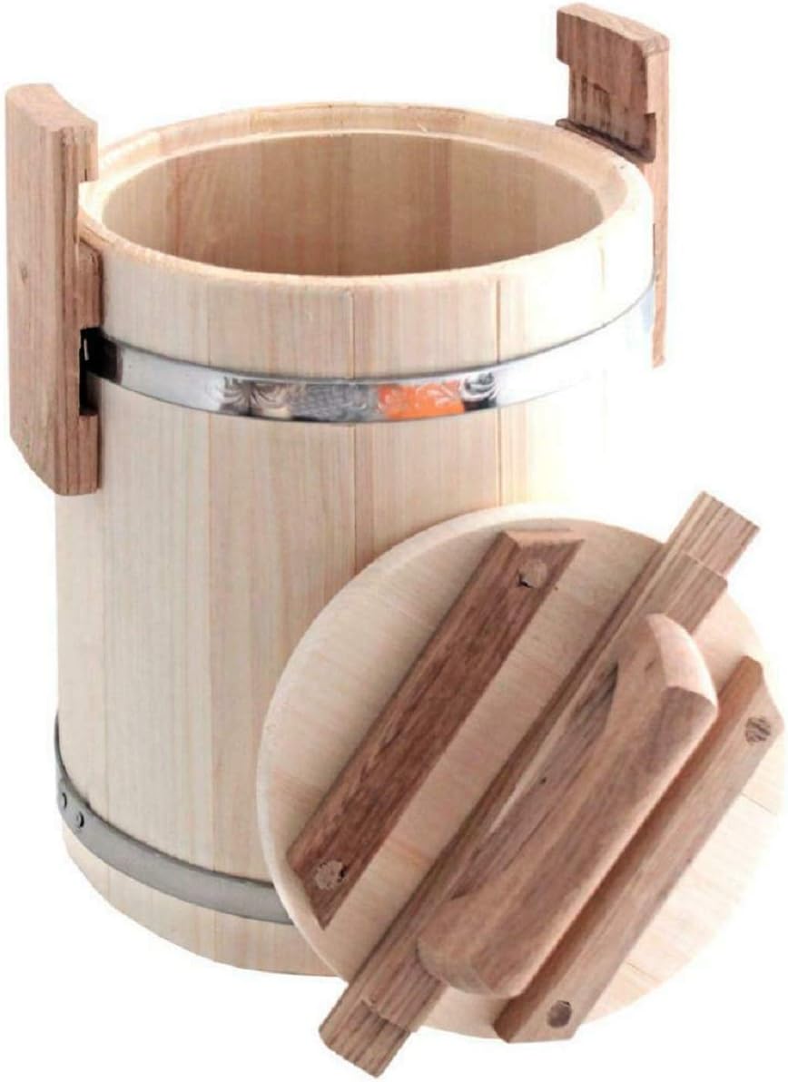 Amazon.com: CKG Barrel Roll Wooden Keg Cask Honey Tank Home Jar Salting ...