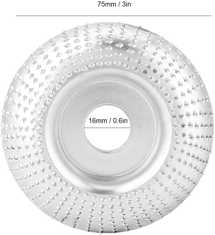 75mm 3in Wood Caving Disc Sanding Disc Round Carving Shaping Disc for ...