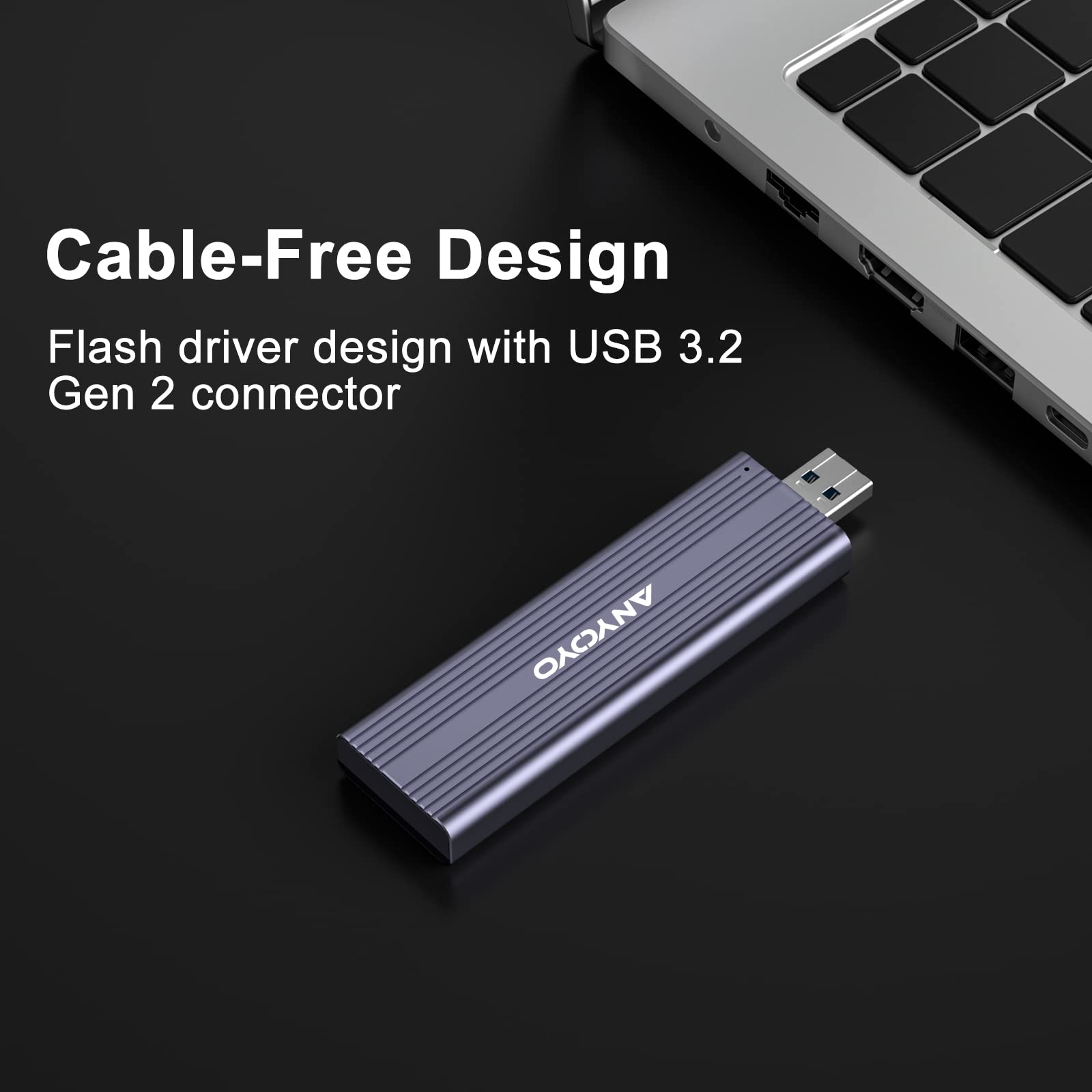 Mua M.2 NVME SATA SSD Enclosure, ANYOYO USB 3.2 Gen 2 10Gbps Solid ...