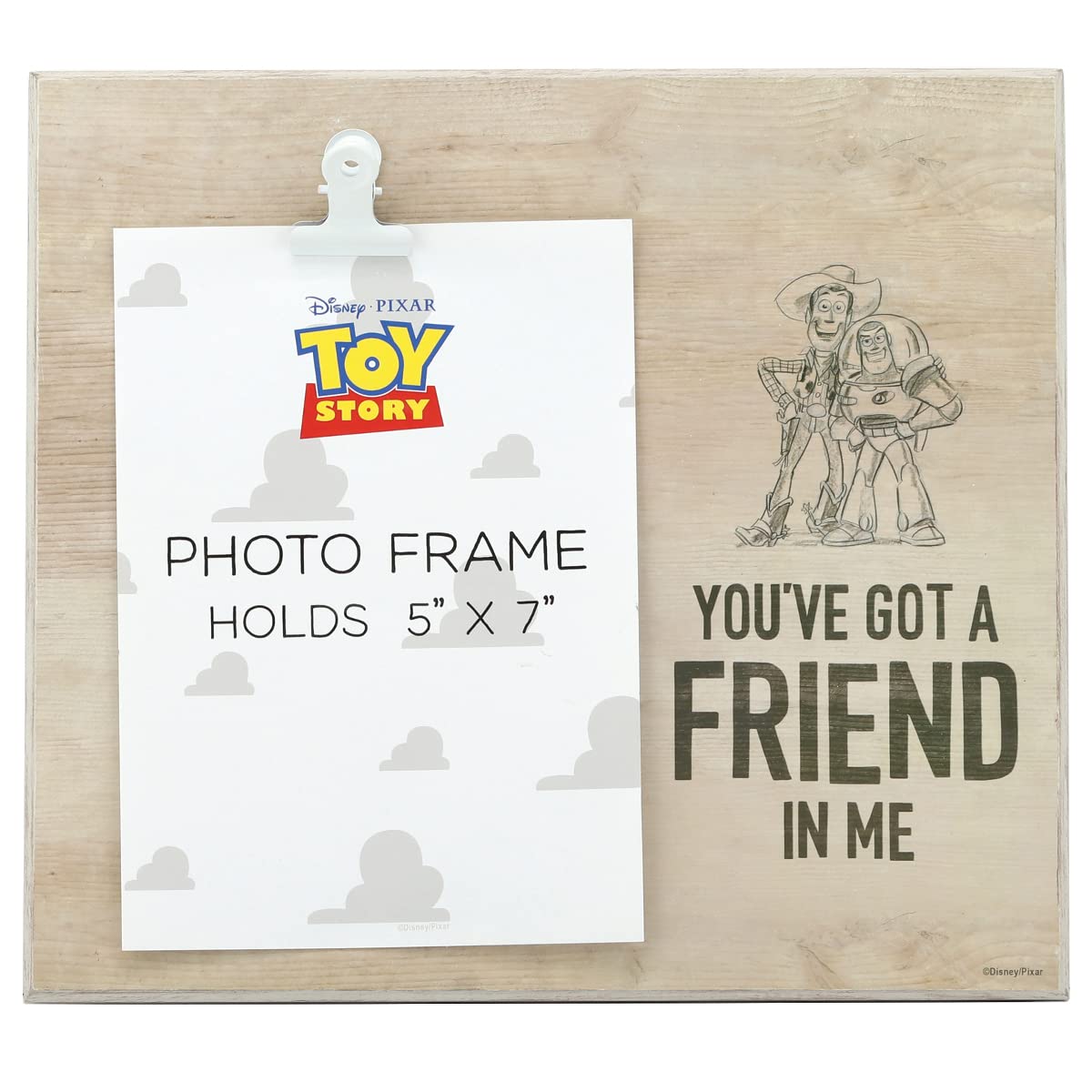 Open Road Brands Disney Pixar Toy Story You've Got a Friend in Me Wood ...