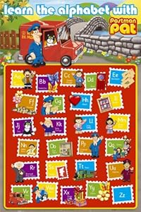 Postman Pat And Friends Alphabet A-Z Large Educational Poster 61 by 91 ...