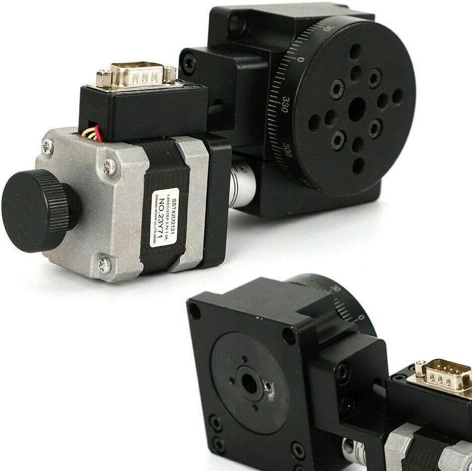 Bearings CNCEST High Precision Motorized Rotation Stages,Electric ...