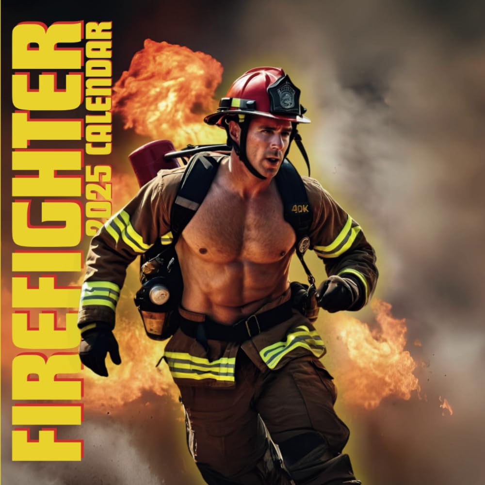 Mua FIREFIGHTER Calendar 2025: Shirtless Firement 2024 are a type of ...