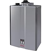 Rinnai V75IN Tankless Hot Water Heater, 7.5 GPM, Natural Gas, Indoor ...