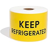 Amazon.com : Aegis Adhesives - 3" X 5" Red Perishable Stickers ...