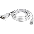 Amazon.com: TRENDnet USB to Serial 9-Pin Converter Cable, TU-S910, USB to RS232 Serial Adapter ...