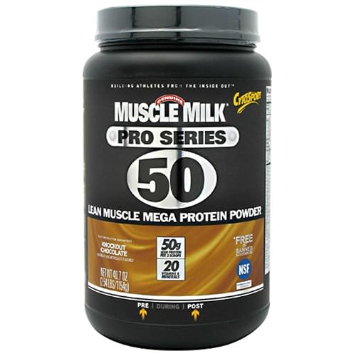 Muscle Milk Pro Series Protein Powder Supplement, Knockout Chocolate, 2 ...