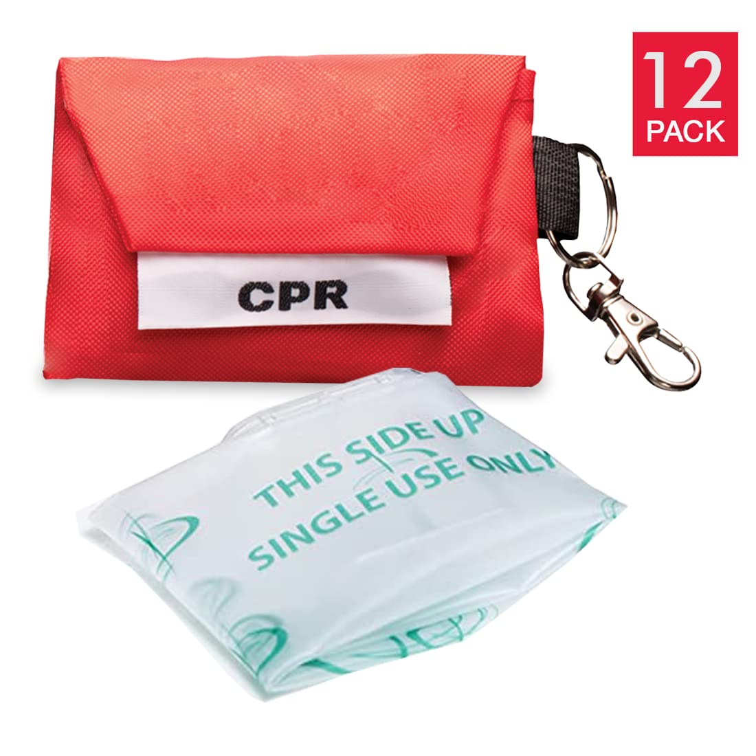 Mua NOVAMEDIC 12pcs CPR Face Shield Mask with Keychain Ring, CPR ...