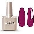 Amazon.com : MAYCHAO 15ML Magenta Gel Nail Polish 1Pc Viva Magenta Gel ...