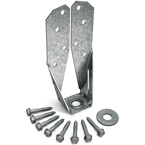Simpson Strong-Tie DTT2Z - ZMAX Galvanized Deck Tension Tie for 2x w/ 1 ...