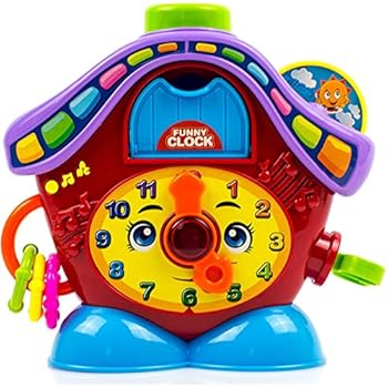 Amazon.com: Fisher-Price Fun-2-Learn Teaching Clock: Toys & Games