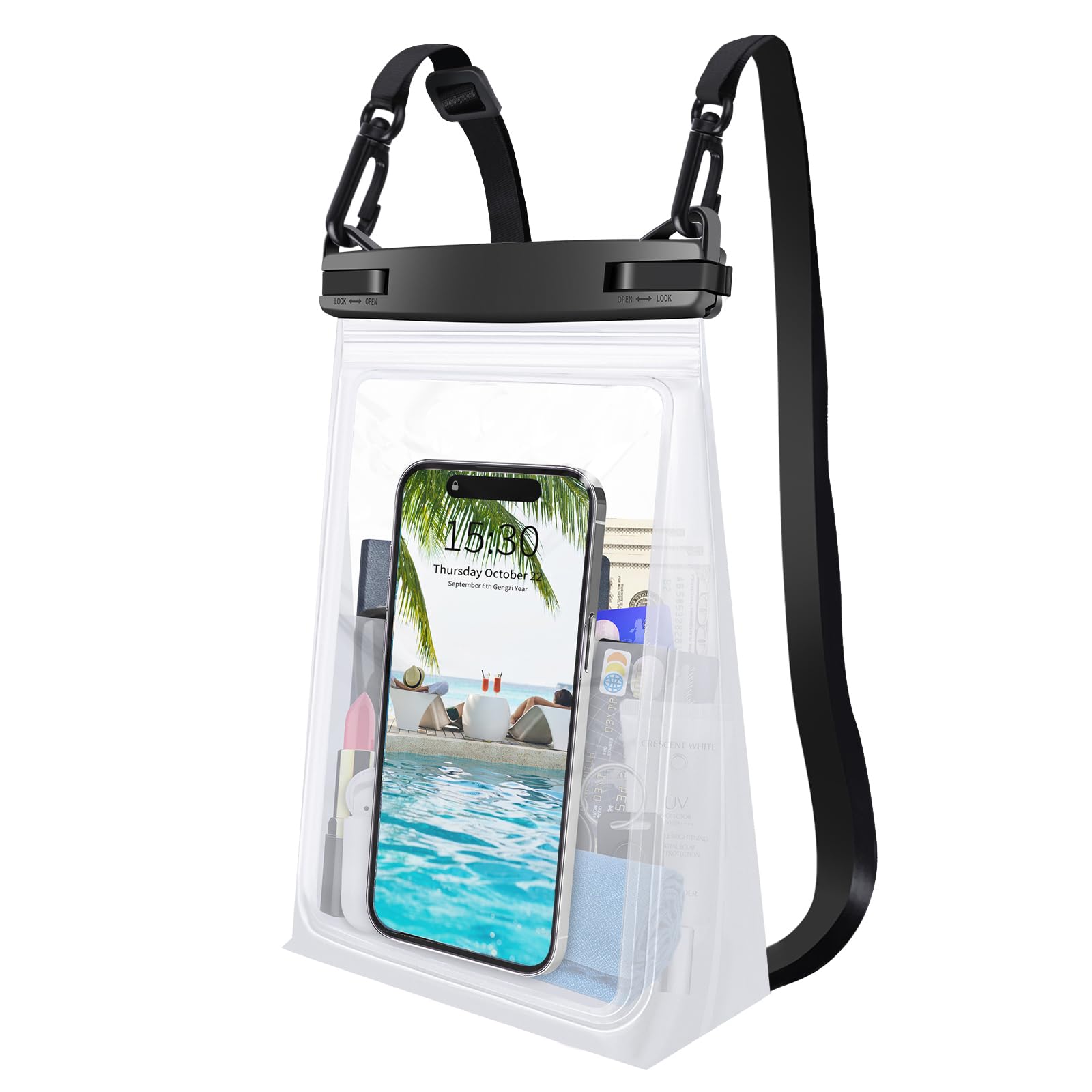 Large Waterproof Phone Pouch Floating, Waterproof Phone Case for iPhone ...