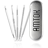 Amazon.com: Blackhead Tweezer - Professional Curved Steel Tip Surgical ...