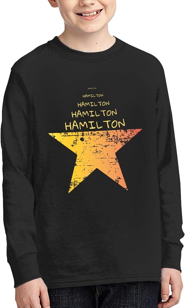 Amazon.com: Hamilton Boys Girls Tee Unisex Junior Long Sleeve T-Shirt ...