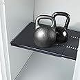 Amazon.com: Home in Bold Metal Adjustable Locker Shelf | Heavy Duty ...