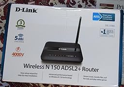 D-Link DSL-2730U Wireless-N 150 ADSL2+ 4-Port Router (Black) - Buy D ...