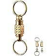 Amazon.com: TONYFY Brass Quick Release Keychain, Durable Design with ...