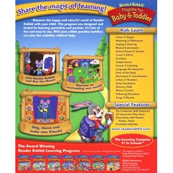 Reader Rabbit Playtime for Baby & Toddler [OLD VERSION] - Epic Kids Toys