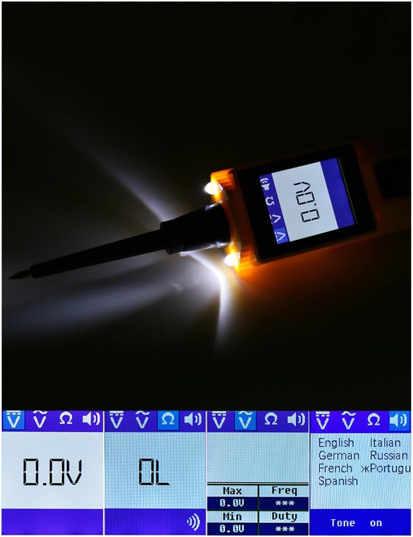 AUTOOL Automative Power Probe Kit, 6-30V Electric System Diagnostic ...