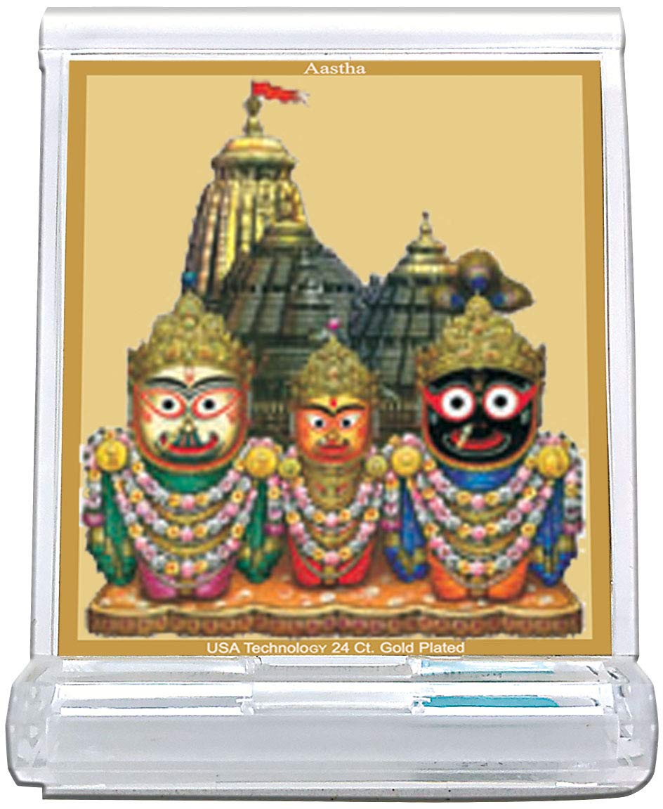 AASTHA Acrylic Wall Hanging Jagannath Photo Frame for Car Dashboard ...