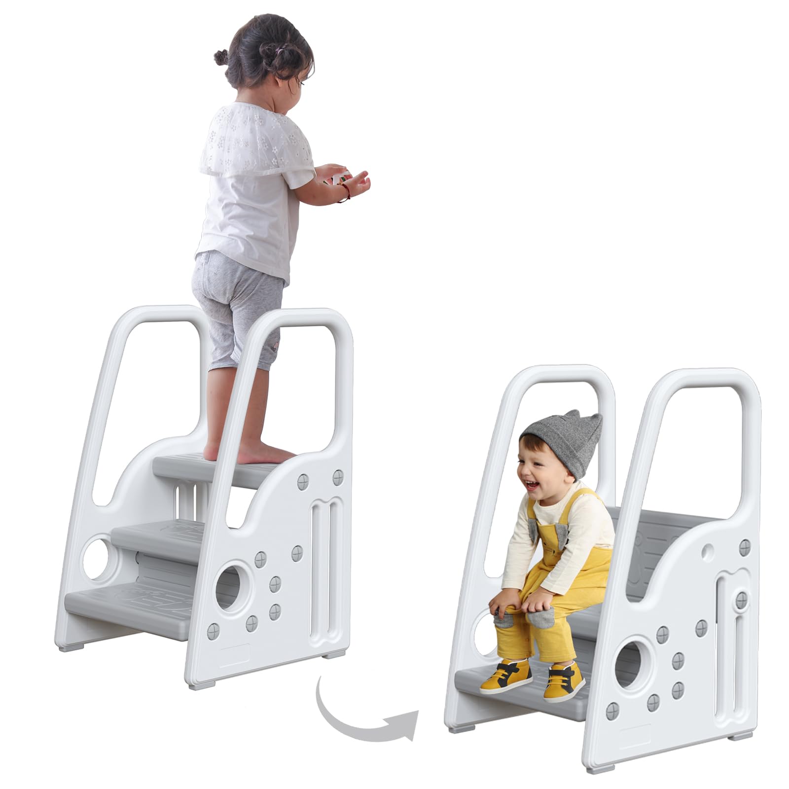 Toddler Step Stool for Bathroom Toilet Potty Training Children Step ...