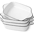 Amazon.com: NUTRIUPS 34Oz Small Baking Dishes Set of 4, 8.1x5.7x2 ...