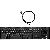 Amazon.com: HP 150 Wired Keyboard - Full-Sized, Keyboard with Numeric ...