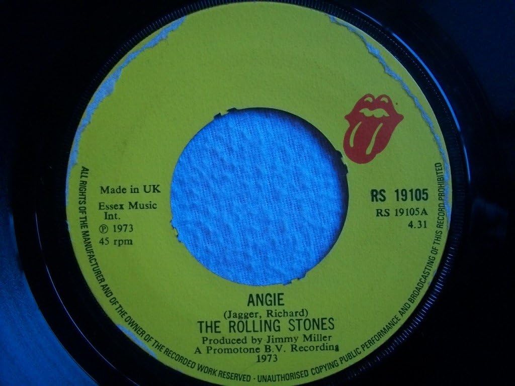 ROLLING STONES - ANGIE 7in USA ISSUE (32065): Amazon.co.uk: Music