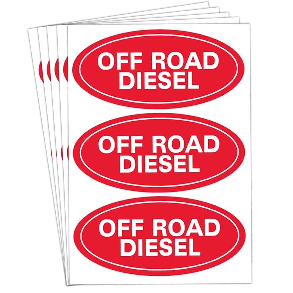 Mua Off Road Diesel Label,4x2 Inch Fuel Storange Tanks Stickrs,15 Pcs ...